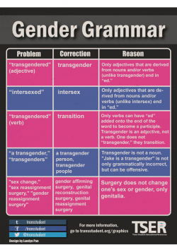 RCC Transgender Awareness